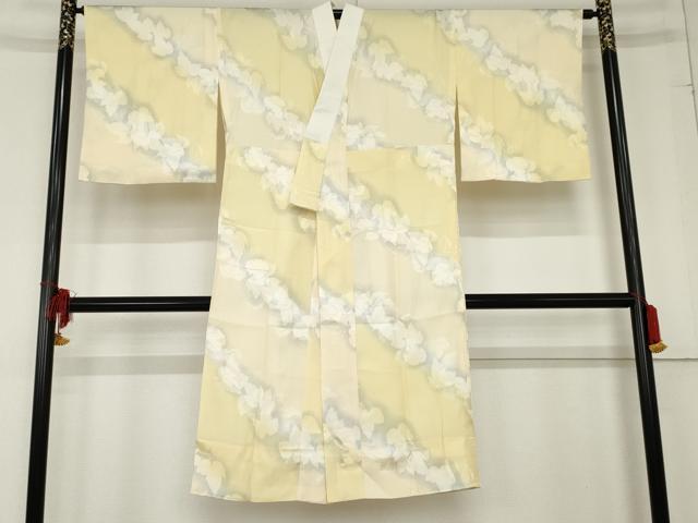 平和屋着物●長襦袢　無双仕立て　舞葉文　暈し染め　やまと誂製　正絹　逸品　AABD6280cs