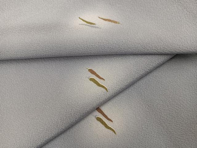 平和屋着物●上質な小紋　唐辛子　ほたる暈し　やまと誂製　正絹　逸品　未使用　AABD6491ph