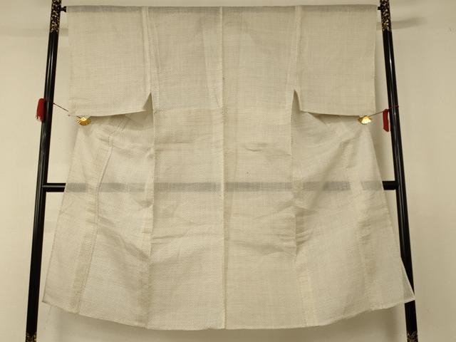 平和屋着物＊夏物　男性　上布　絣柄　麻　逸品　AABD6593jd