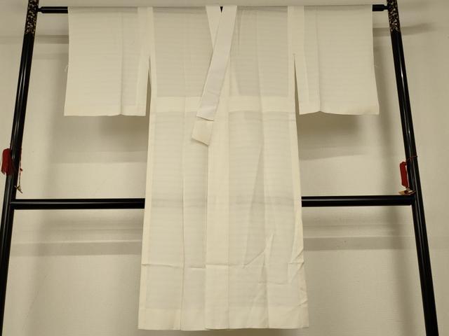 平和屋着物＊夏物　長襦袢　絽　鳥の子色　正絹　逸品　AABD6612jd