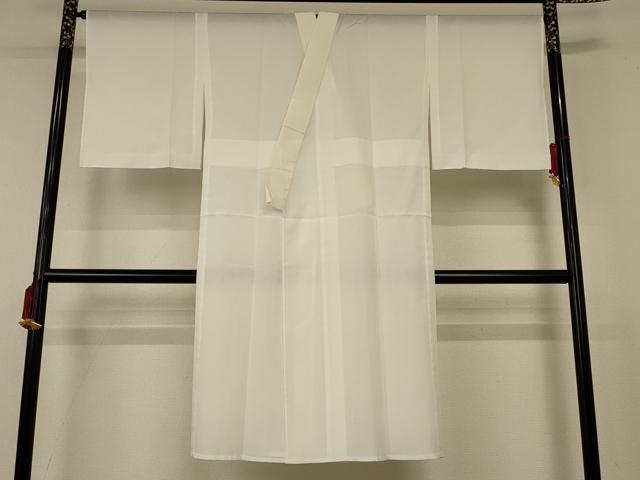 平和屋着物＊夏物　長襦袢　絽　白色　洗える着物　AABD6629jd