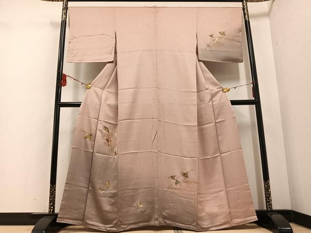 平和屋着物●訪問着　螺鈿　銀杏　暈し染め　金彩　鈴乃屋扱い　正絹　逸品　AABD7001ph