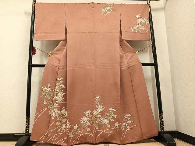 平和屋着物●訪問着　乱菊　金彩　正絹　逸品　AABD7002ph