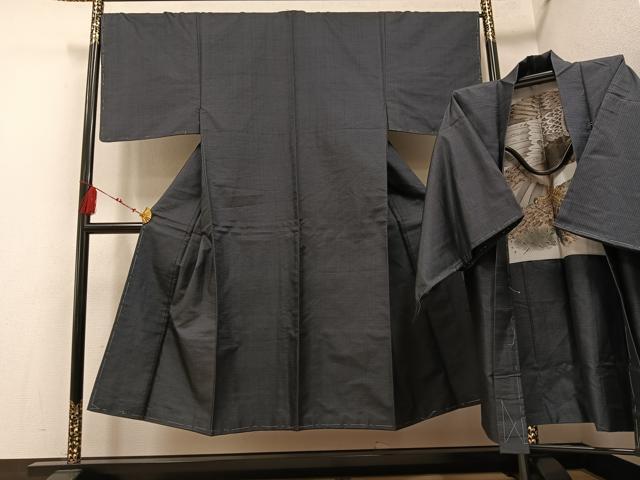 平和屋着物●男性　本場大島紬　アンサンブル　100亀甲　総詰め　正絹　逸品　未使用　AABD7029ph