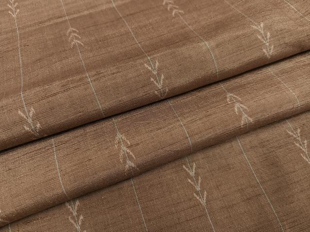 平和屋着物●上質な紬　間道　正絹　逸品　AABD7079ph