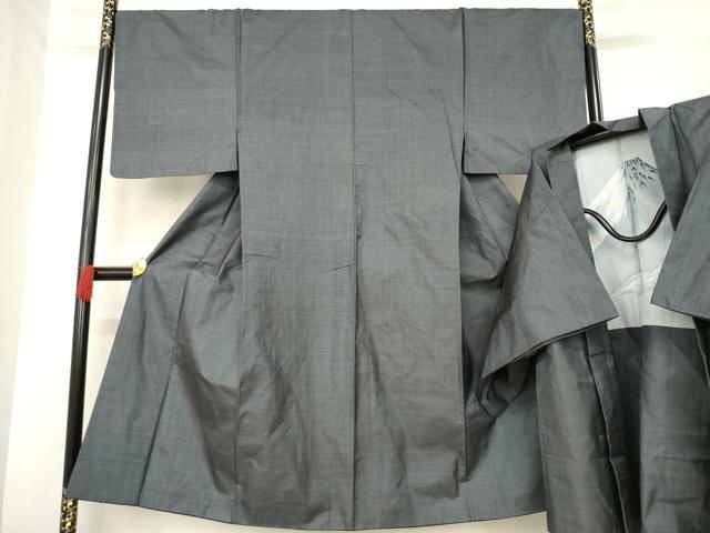 平和屋着物●男性　本場大島紬　アンサンブル　100亀甲　総詰め　正絹　逸品　AABD7427ck