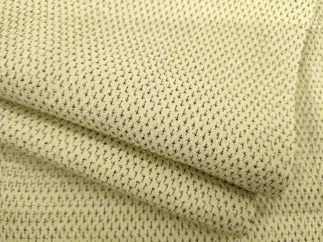 平和屋着物●本塩沢　蚊絣　正絹　逸品　AABD7624ck