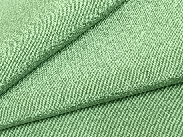 平和屋着物●上質な色無地　柳色　正絹　逸品　AABD8512fy