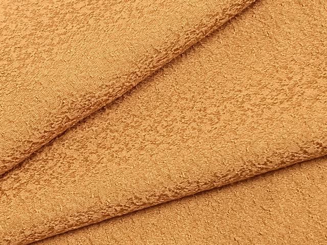 平和屋着物●上質な色無地　小麦色　正絹　逸品　AABD8542fy