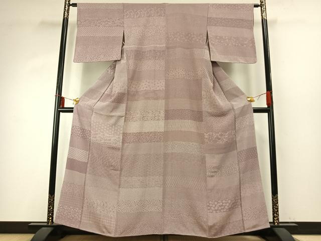 平和屋着物●寺山存男　江戸小紋　百柄　正絹　逸品　AABD8561fy