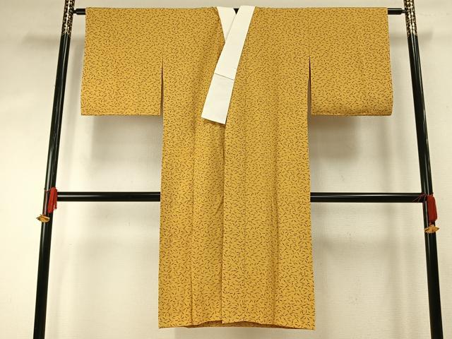 平和屋着物●長襦袢　無双仕立て　唐辛子　正絹　逸品　未使用　AABD8596fy