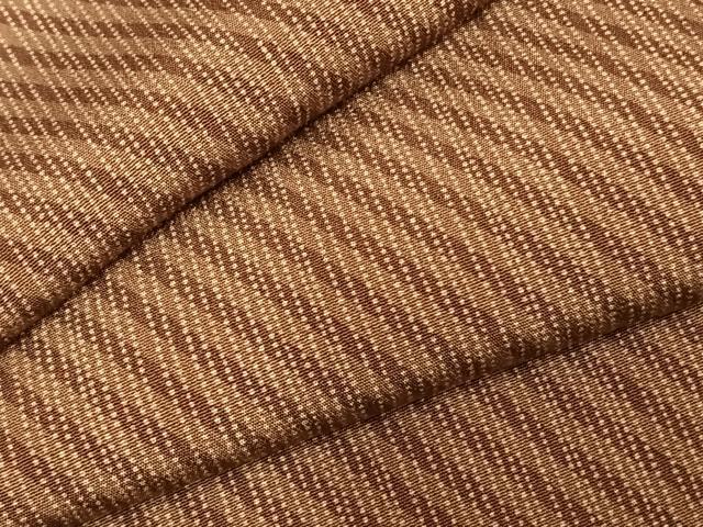 平和屋着物●上質な小紋　斜縞　正絹　逸品　AABD8680fy