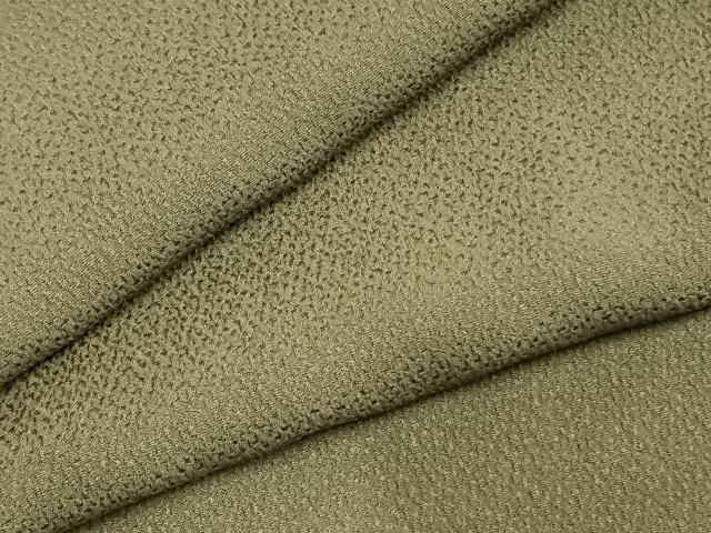 平和屋着物●上質な色無地　海松色　正絹　逸品　AABD8793fy