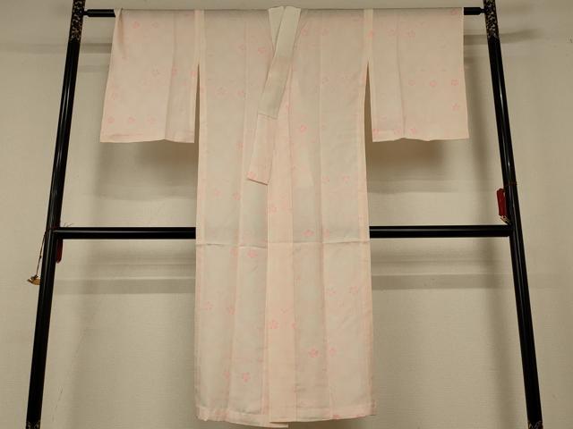 平和屋着物＊夏物　長襦袢　絽　舞花文　暈し染め　正絹　逸品　AABD8888jd