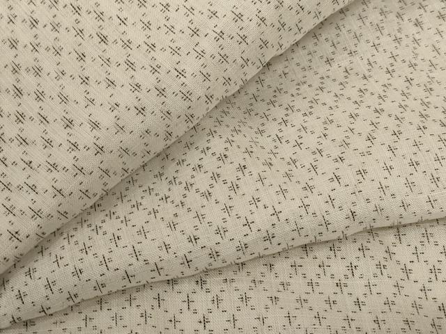 平和屋着物＊夏物　男性　小紋　紗　絣柄　AABD8922jd