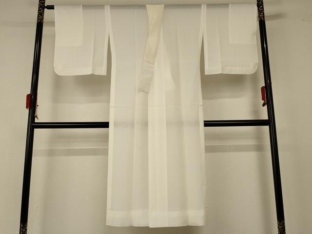 平和屋着物＊夏物　長襦袢　絽　象牙色　正絹　逸品　AABD8924jd