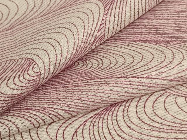 平和屋着物＊夏物　小紋　絽　流水文　洗える着物　AABD8939jd