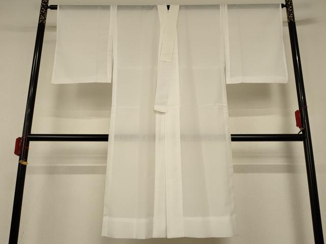 平和屋着物＊夏物　長襦袢　絽　白色　洗える着物　AABD8941jd