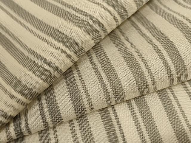 平和屋着物＊夏物　絹芭蕉　縞　正絹　逸品　AABD8960jd