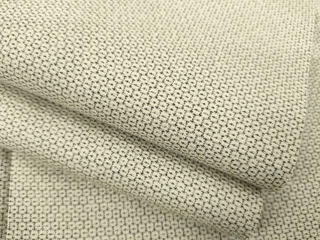 平和屋着物●男性　紬　亀甲文　キングサイズ　正絹　逸品　AABD9331ck