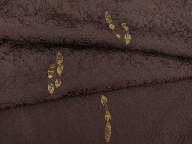 平和屋着物●上質な小紋　つくし　正絹　逸品　AABD9363ck