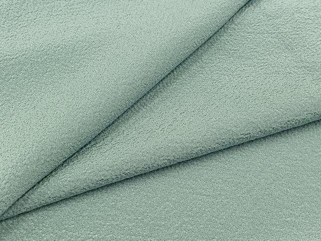 平和屋着物▽上質な色無地　単衣　秘色色　ロング丈　正絹　逸品　AABD9403jh