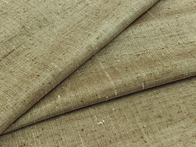 平和屋着物▽上質な紬　単衣　霞文　正絹　逸品　AABD9430jh