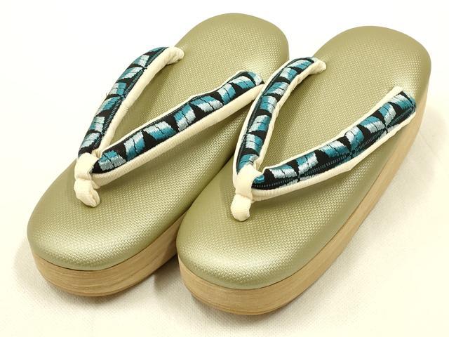 平和屋着物●和装小物　草履　厚底草履　Sサイズ　逸品　AABD9714ay