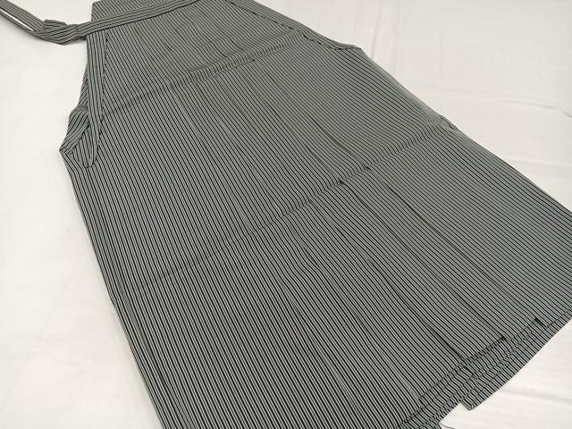 平和屋着物●男性　行灯袴　縞　正絹　逸品　AABD9817ph