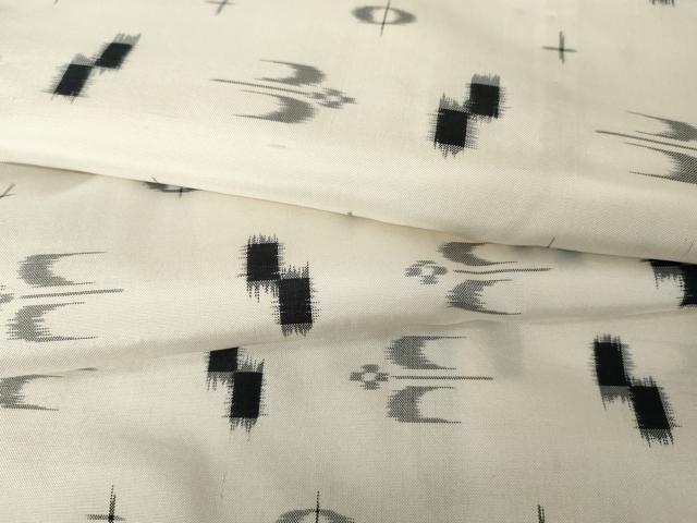 平和屋着物●本場琉球絣　紬　胴抜き仕立て　正絹　逸品　未使用　AABE0029cs