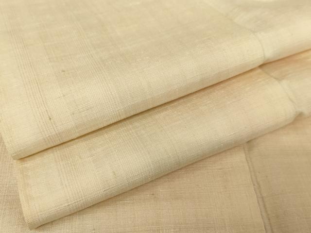 平和屋着物●紅花紬　米沢　霞間道　正絹　逸品　AABE0056cs