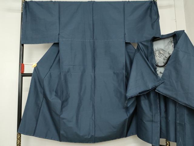 平和屋着物●男性　本場村山大島紬　アンサンブル　亀甲絣　キングサイズ　正絹　逸品　未使用　AABE0194cs