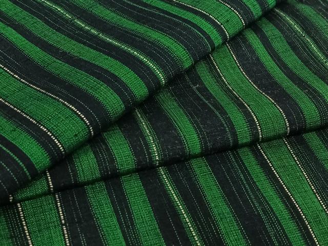 平和屋着物▽上質な紬　単衣　立涌文　正絹　逸品　AABE0234jh