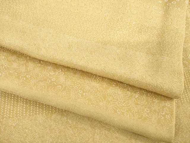 平和屋着物●お召　百柄　正絹　逸品　AABE0285ck