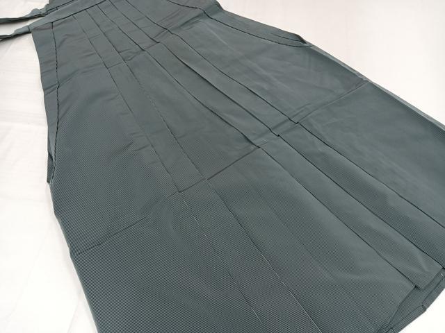 平和屋着物●男性　馬乗り袴　縞　正絹　逸品　AABE0781ph