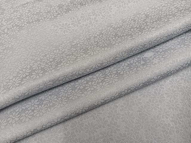 平和屋着物●上質な色無地　花地紋　蕎麦切色　正絹　逸品　AABE1248ph