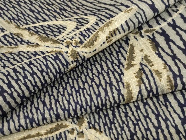 平和屋着物∴夏物　綿紅梅　浴衣　蜻蛉　綿　逸品　AABE1301jd