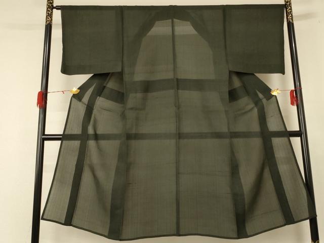 平和屋着物＊夏物　男性　小紋　網代文様　AABE1312jd