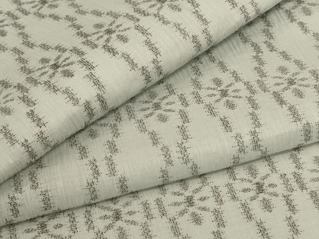 平和屋着物＊夏物　小紋　紗　立涌文　洗える着物　AABE1332jd