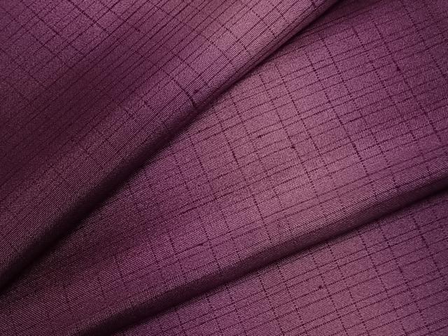 平和屋着物●上質な紬　片身替わり　間道　暈し染め　正絹　逸品　AABE1638fy