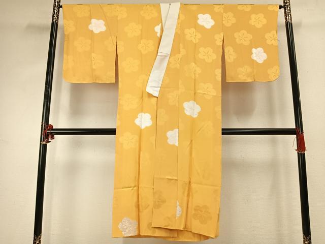 平和屋着物●長襦袢　袷　舞花文　正絹　逸品　AABE1938fy