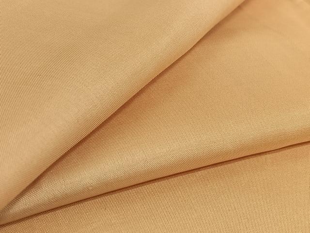 平和屋着物▽本場大島紬　単衣　肌色　正絹　逸品　AABE3391jh