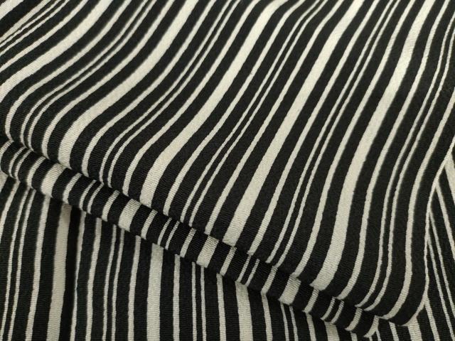 平和屋着物●小紋　縞　洗える着物　未使用　AABE4196ck