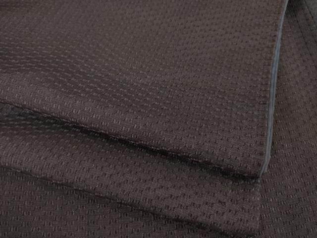 平和屋着物●上質な小紋　横段霞文　眼鏡織　正絹　逸品　AABE4448ck