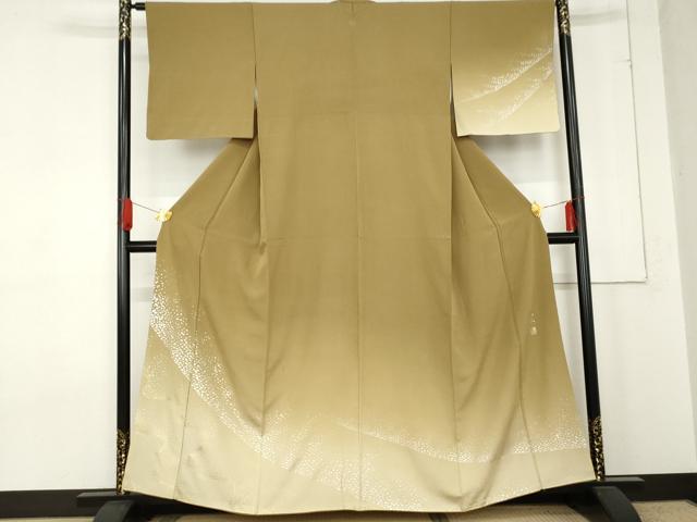 平和屋着物●金彩友禅　卓越技能者・名工・和田光正　訪問着　霞文　暈し染め　金銀彩　正絹　逸品　AABE5224cs