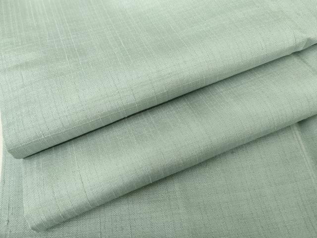 平和屋着物●上質な紬　色無地　湊鼠色　正絹　逸品　AABE5307cs