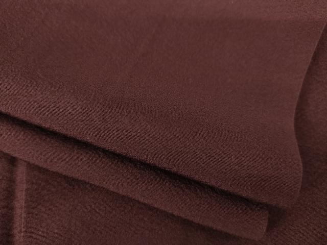 平和屋着物●上質な色無地　似せ紫色　正絹　逸品　AABE6805ck