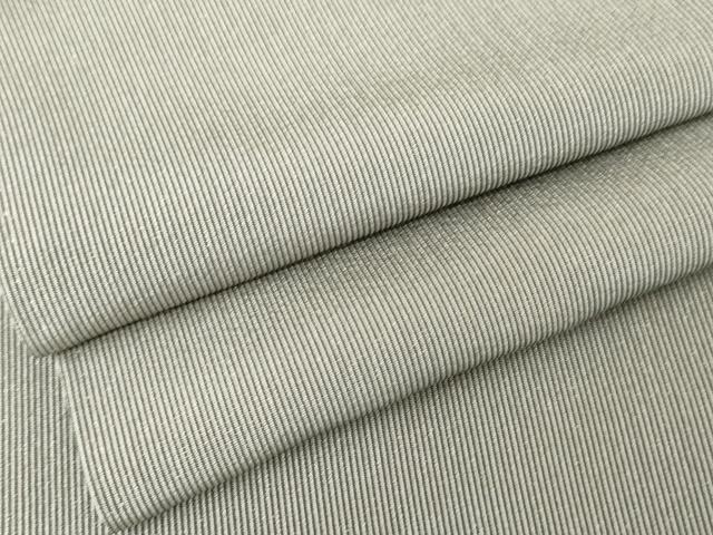 平和屋着物●江戸小紋　万筋　丼鼠色×素色　正絹　逸品　AABE7004cs