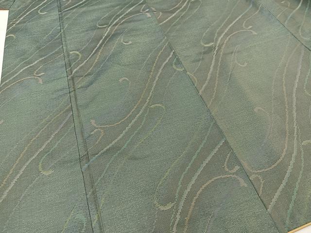 平和屋着物●本場大島紬　唐草文　正絹　逸品　BAAT0915yc