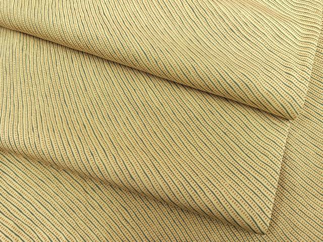 平和屋着物▽上質な小紋　単衣　紗線文　正絹　逸品　BAAT1158hv